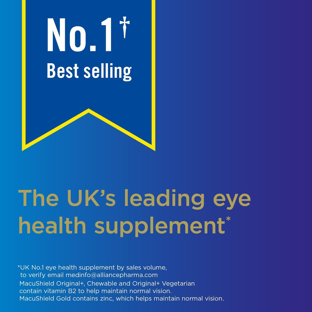 MacuShield Original+ with Lutein & Vitamin B2 Capsules – Organic Bargains