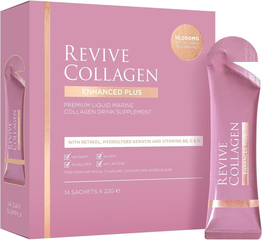 Revive Collagen Enhanced Plus Tropical Drink 10,000mg 14 Sachets ...