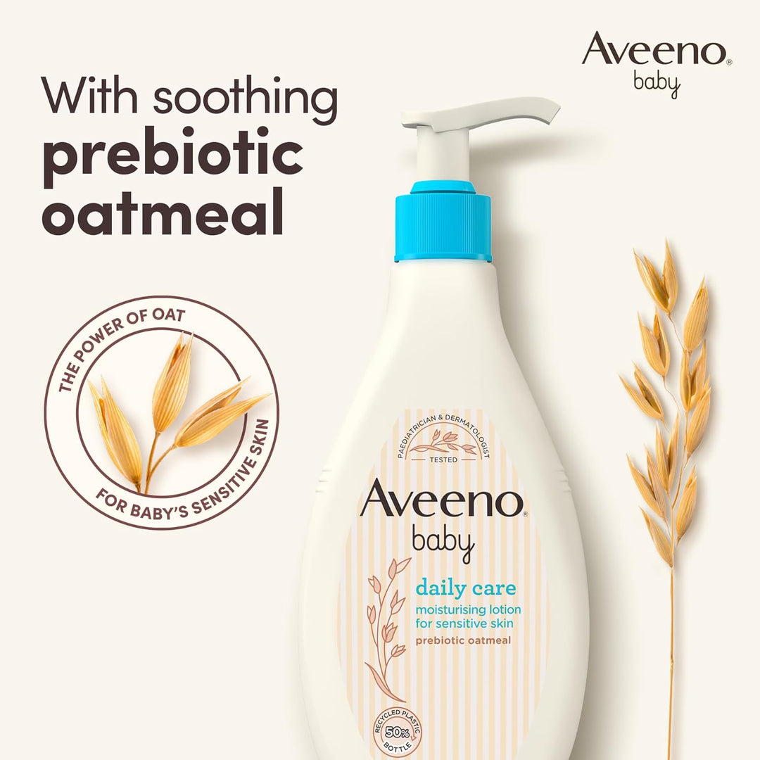 Aveeno Baby Moisturising Lotion with Oat for Sensitive Skin - 250ml ...