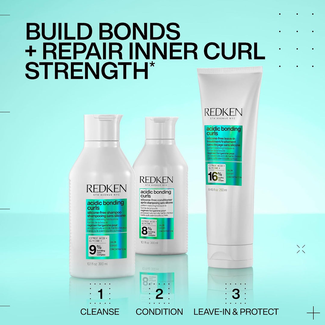 Redken Acidic Bonding Curls Shampoo - For Curly Hair 3A-4C - 1000ml ...