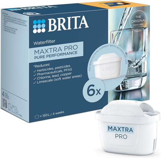 BRITA MAXTRA PRO | Pure Performance Water Filter | 6 Pack Cartridges ...