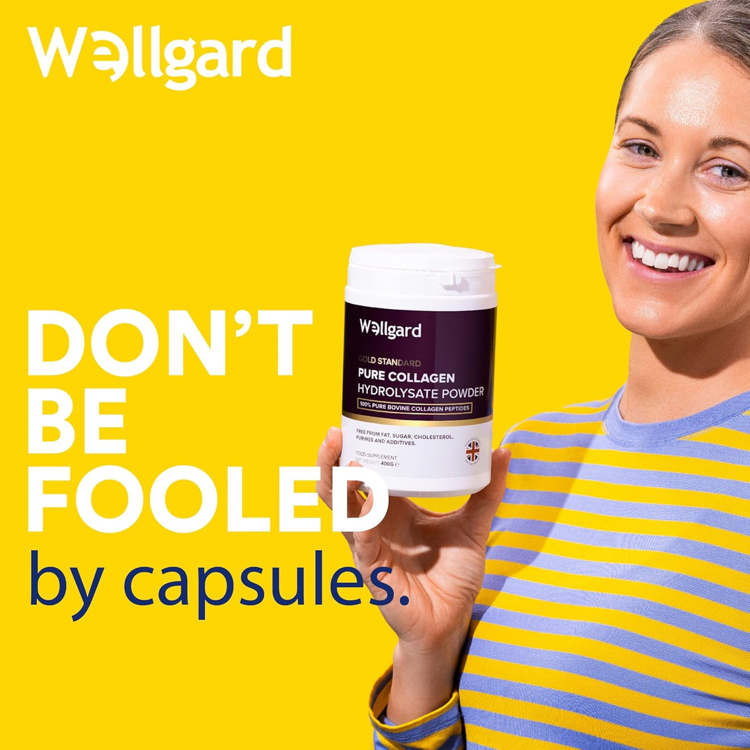 Wellgard Pure Bovine Collagen Peptides Powder, Hydrolysed - 400g ...