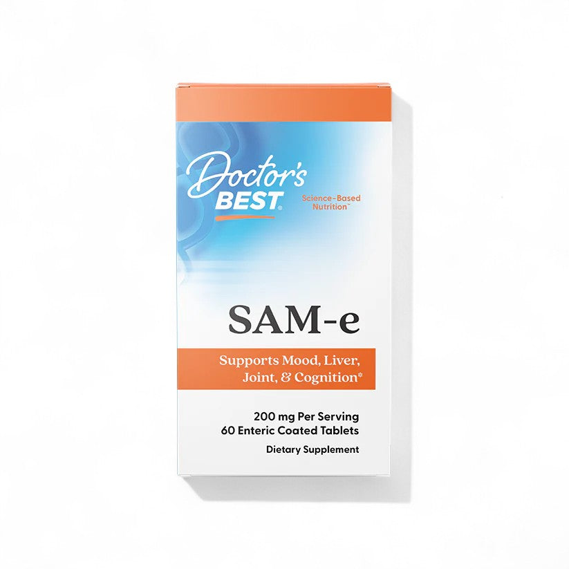 Doctor's Best SAM-e – 200mg, 60 Enteric-Coated Tablets – Organic Bargains