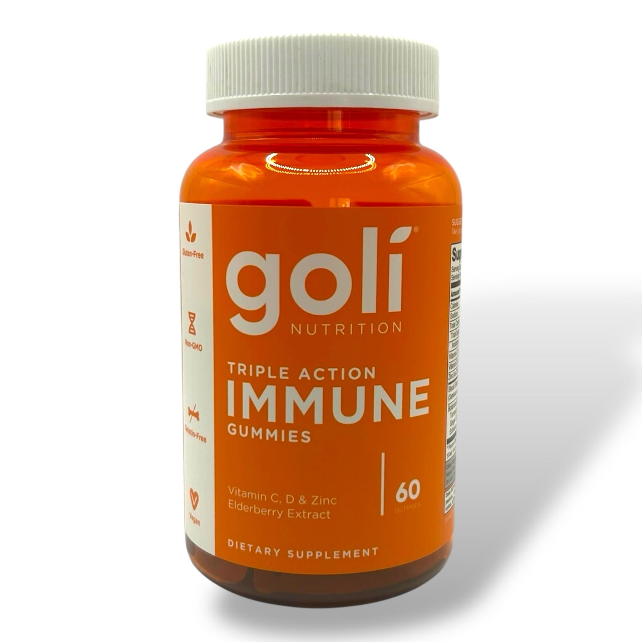Goli Triple Action Immune Gummies – 60 Count – Organic Bargains