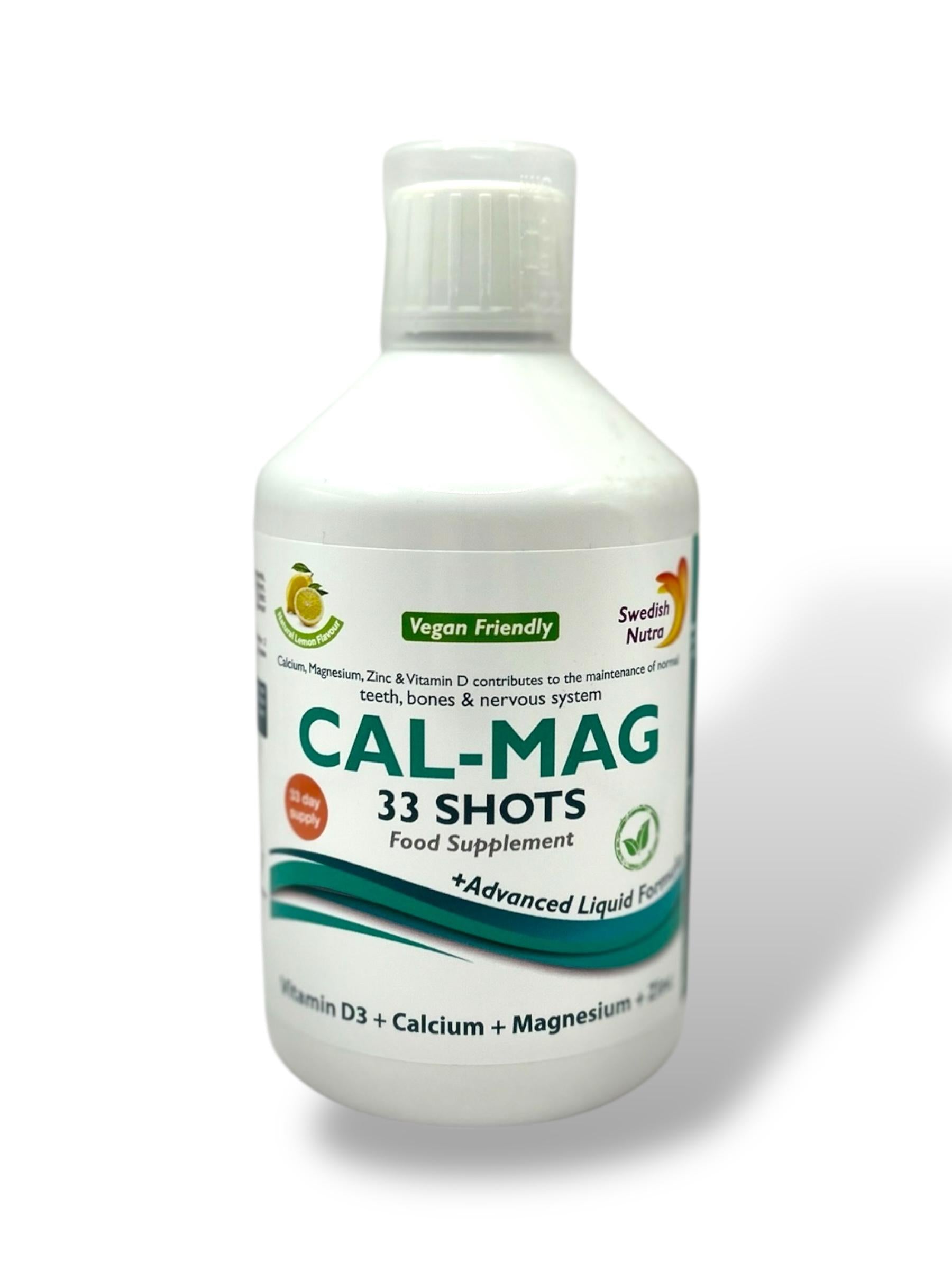 Swedish Nutra Cal-Mag – 500ml (Natural Lemon Flavour) – Organic Bargains