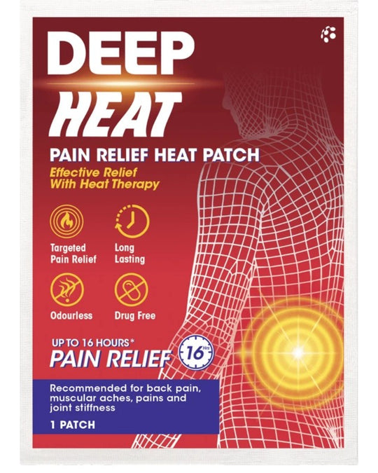 Deep Heat Pain Relief Heat Patch 1 Count – Organic Bargains