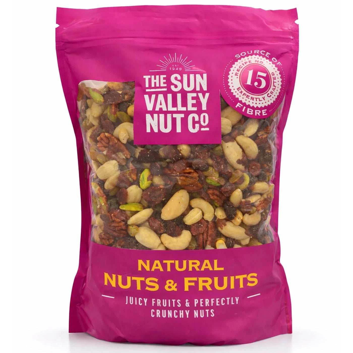 The Sun Valley Nut Co Natural Nuts & Fruits Mix 1.1kg Premium Snack ...